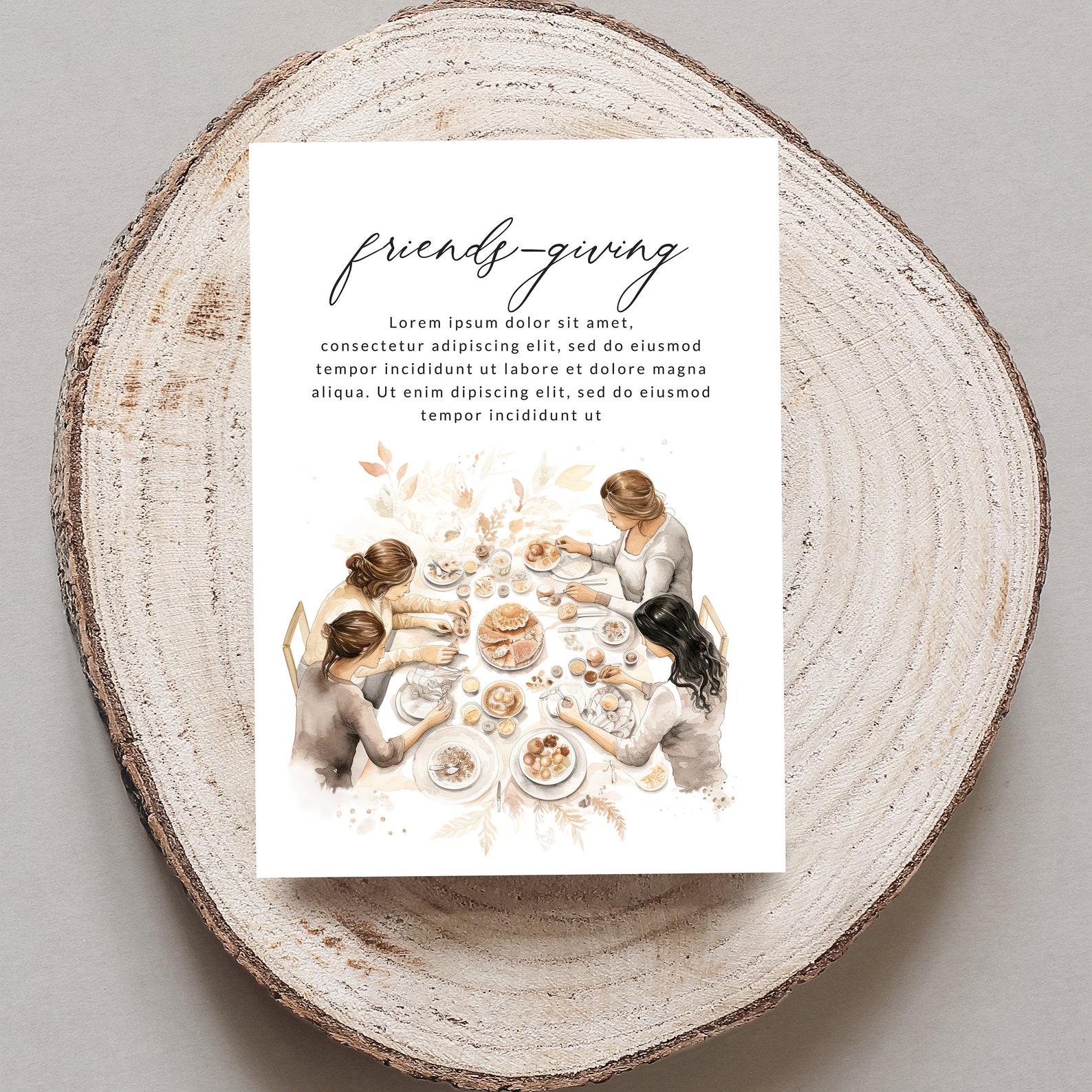 Watercolor Thankful Clipart Watercolor Feast Clipart - Etsy