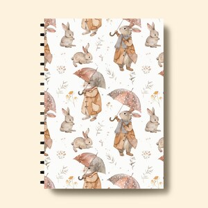 Vintage Rabbit Pattern, Vintage Bunny Seamless Pattern, Spring Rabbit ...