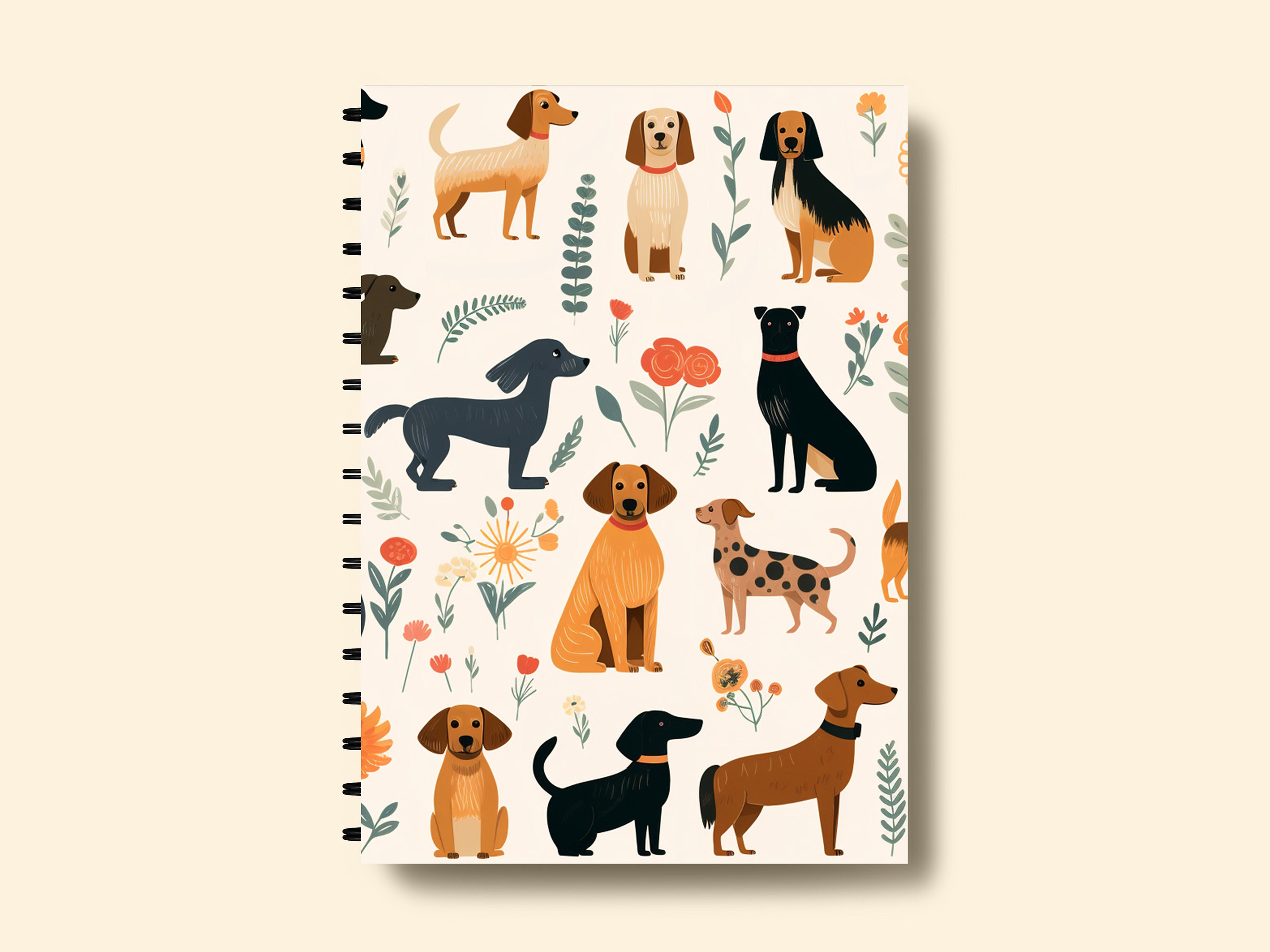 Cute Dogs Seamless Dogs Background Pattern Cute Dog Lovers Background ...