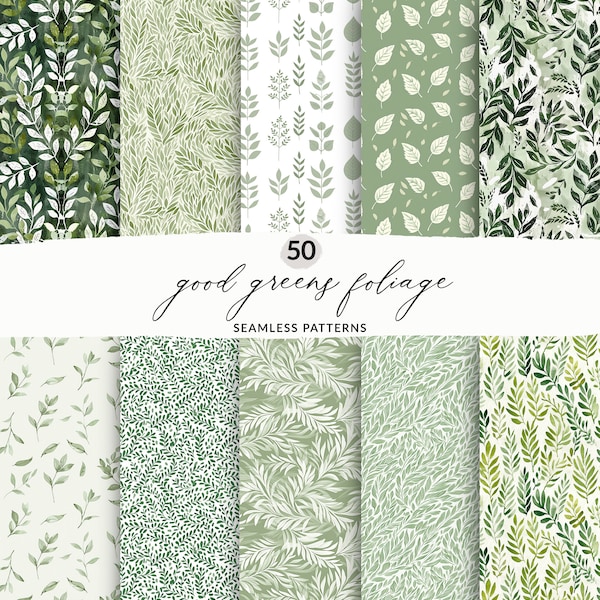 Sage Green Leaves - Etsy