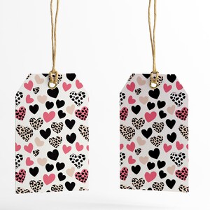 Leopard Heart Seamless Pattern Background Leopard Print Hearts Seamless ...
