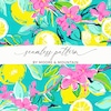 Seamless Sea Turtle Pattern, Neon Sea Turtle Background, Preppy Sea ...