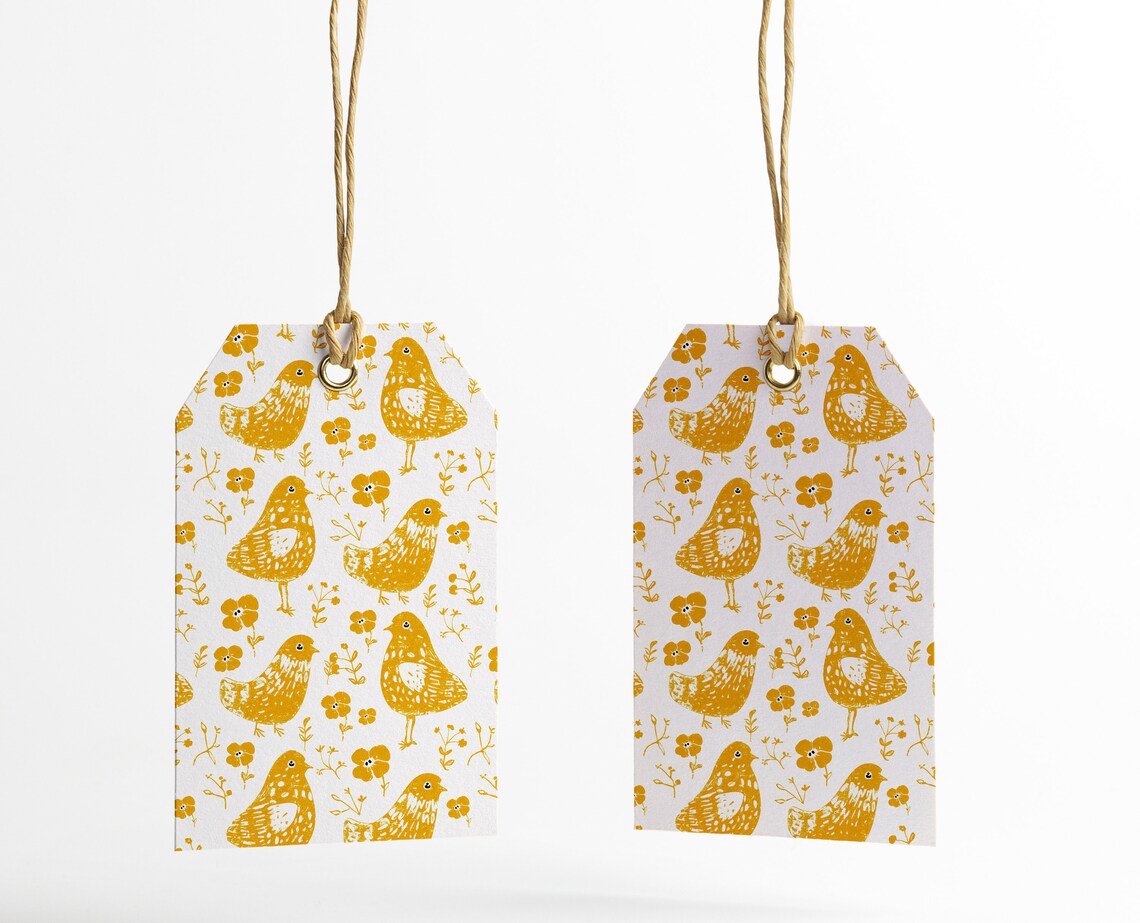 Seamless Chick Background, Yellow Chicken Pattern, Yellow Baby Chick ...