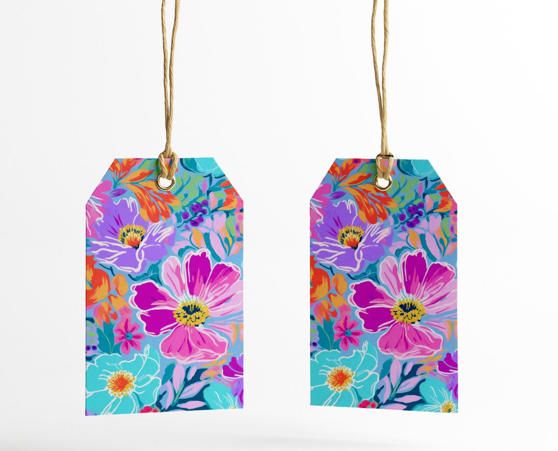 Hibiscus Seamless Preppy Pattern, Pink and Purple Seamless Blooms ...