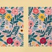 Light Pink Modern Seamless Background Pattern Mauve Pink Retro Floral ...
