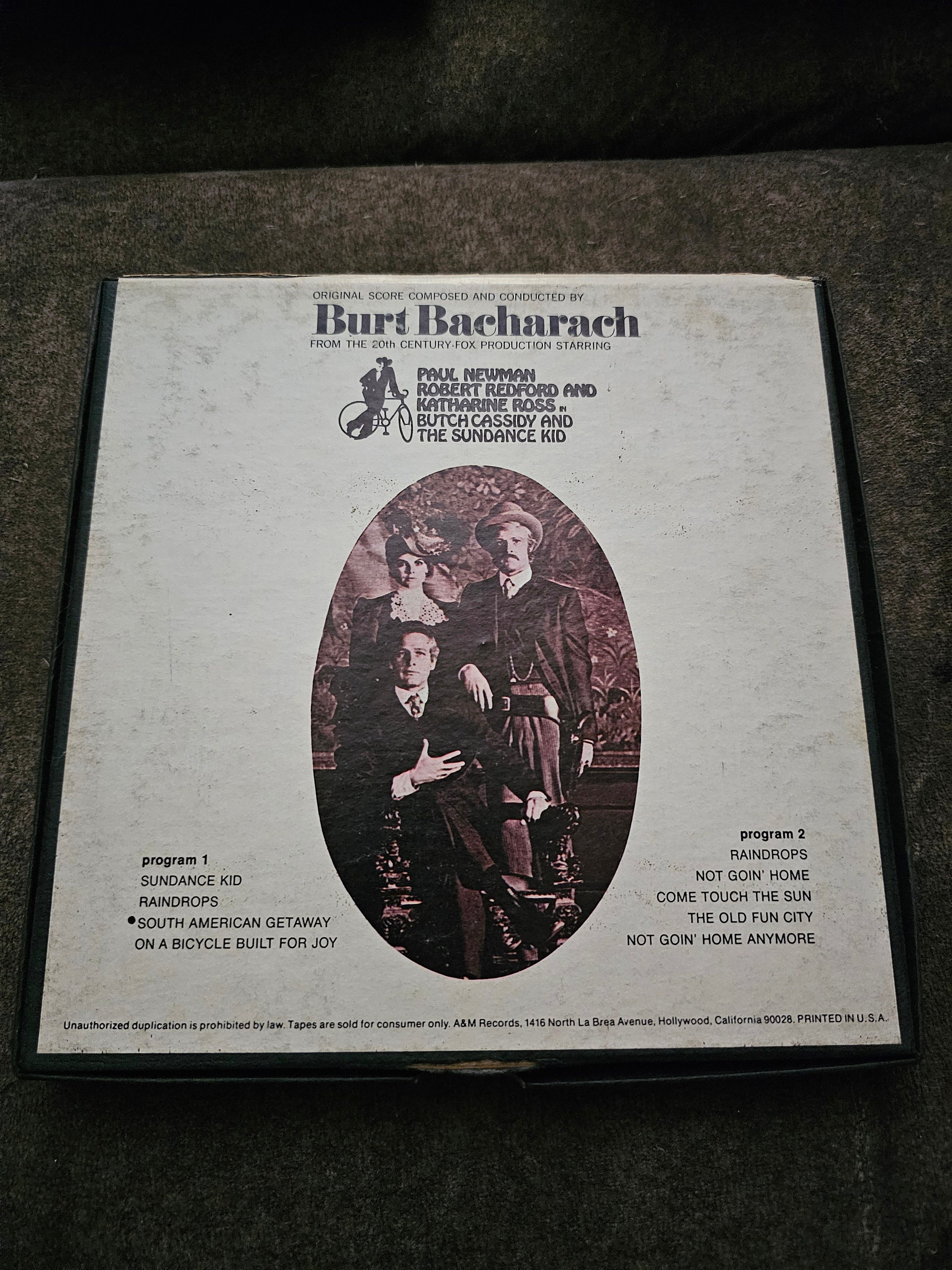 1969 Burt Bacharach Butch Cassidy and the Sundance Kid Sound Track - Etsy