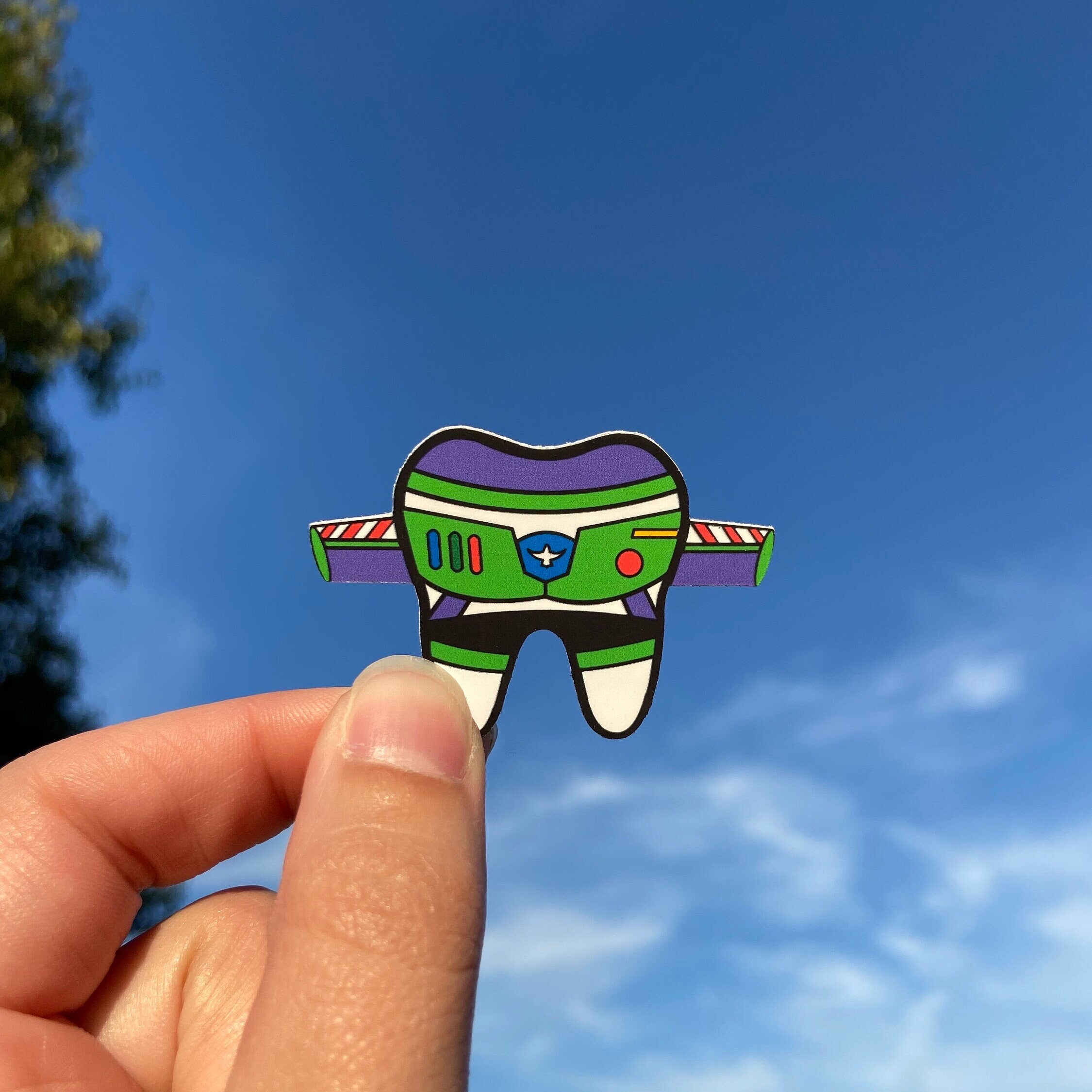 Buzz Lightyear Sticker/buzz Lightyear Tooth - Etsy