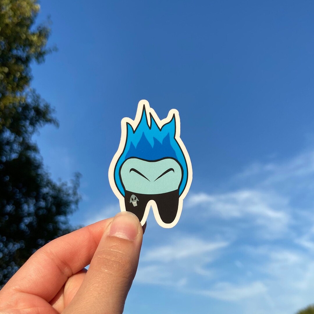 Hades Tooth Sticker/hades Sticker/ Hercules Sticker - Etsy