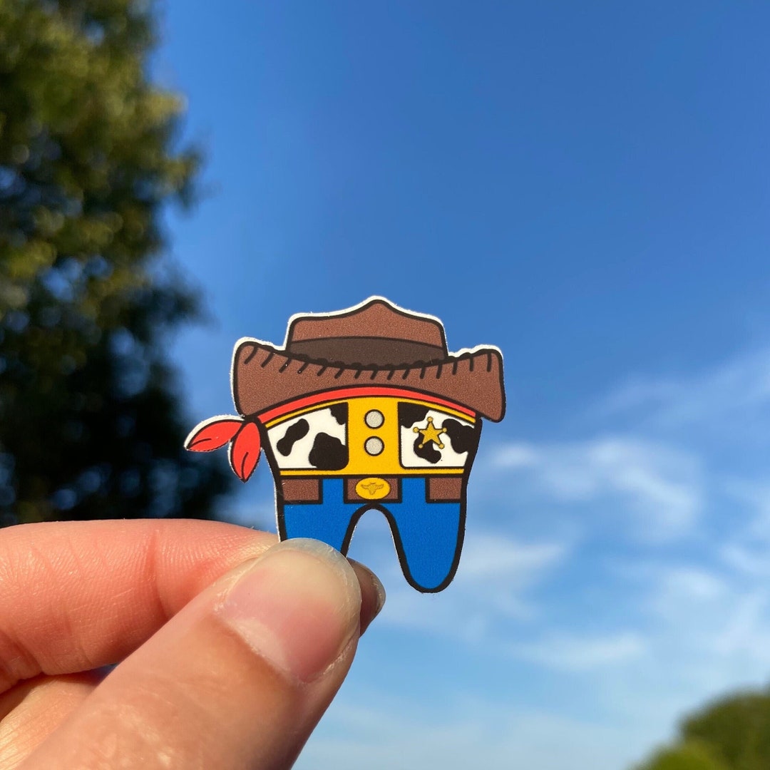 Woody Sticker/woody Tooth/ Toy Story Sticker - Etsy