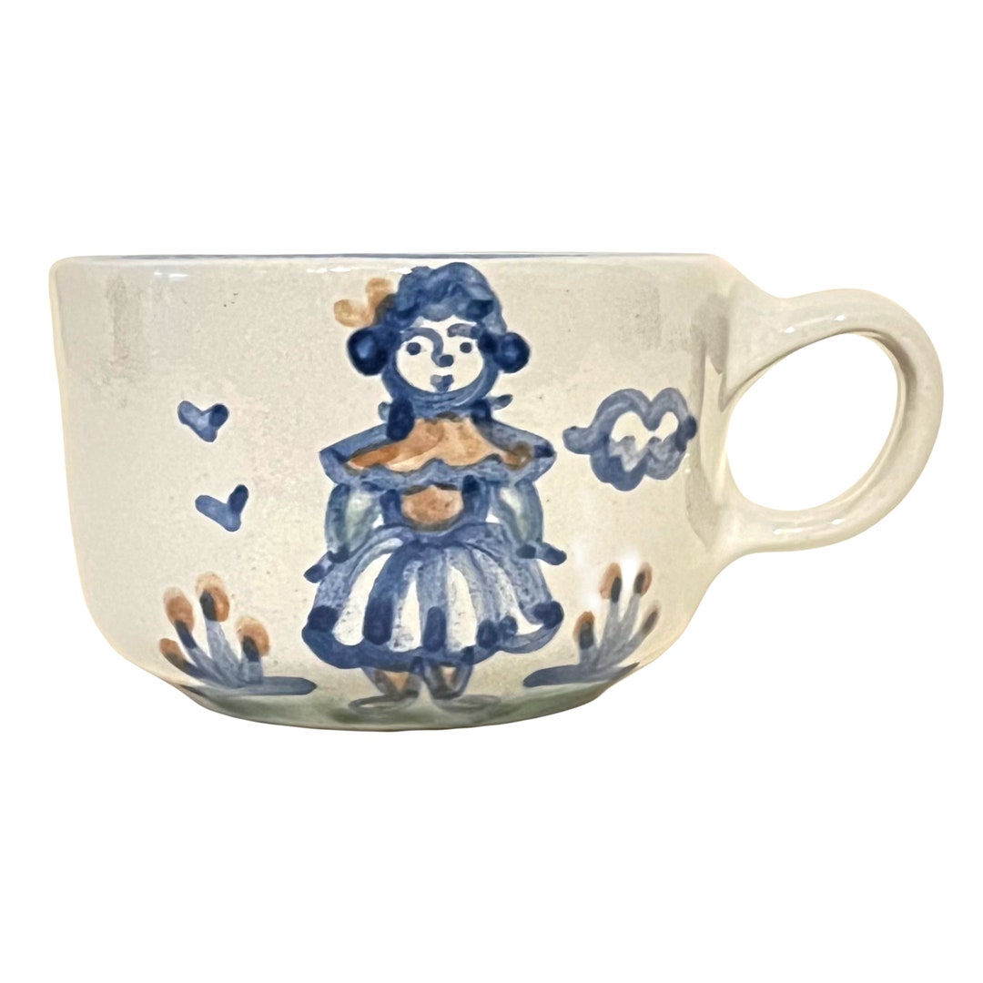 Vintage M A Hadley Pottery Tea Cup/mug Farmers Daughter the End - Etsy