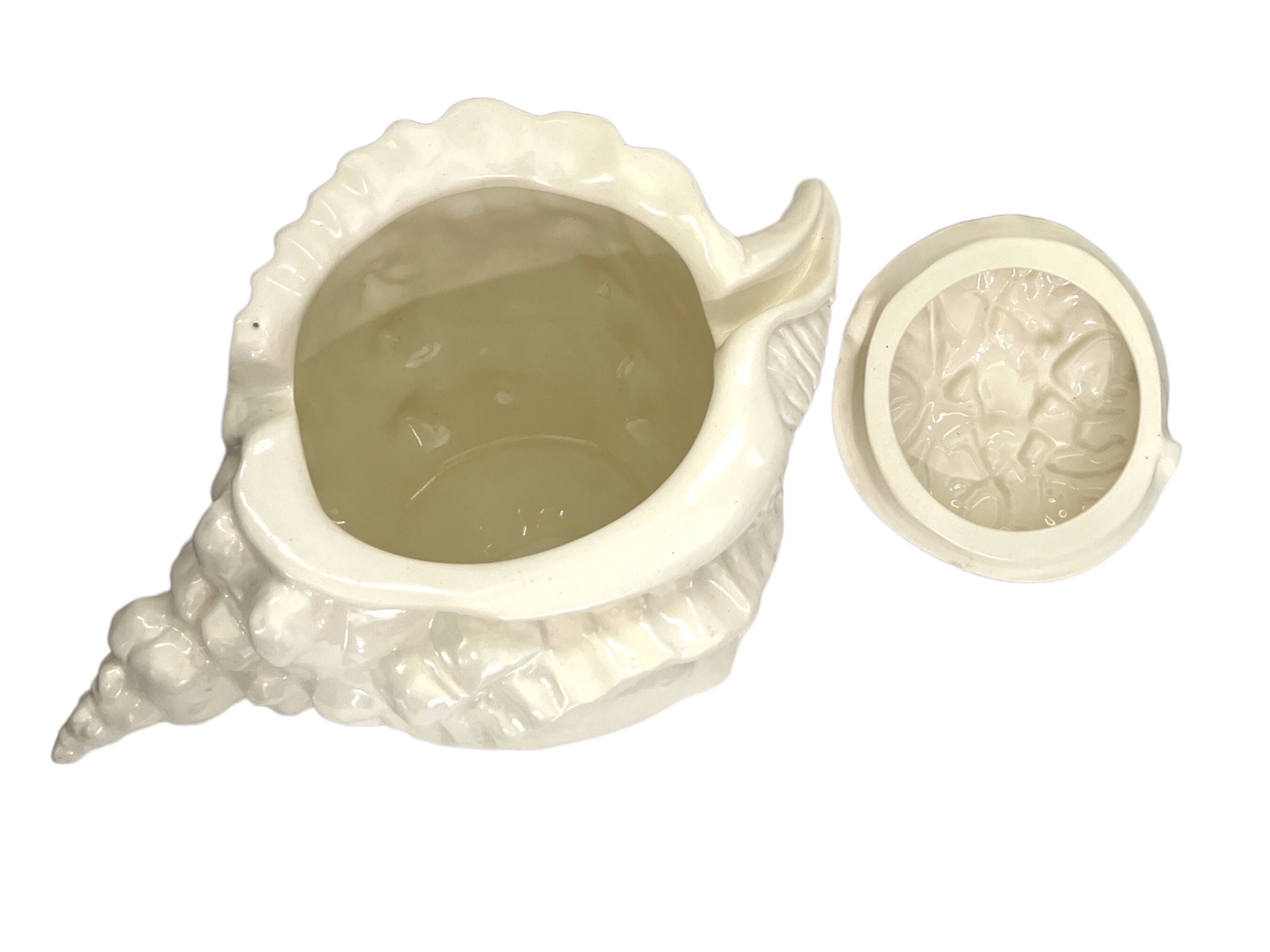 Vintage Whiteware Shell Large Tureen Crest Molds Inc 1983 - Etsy
