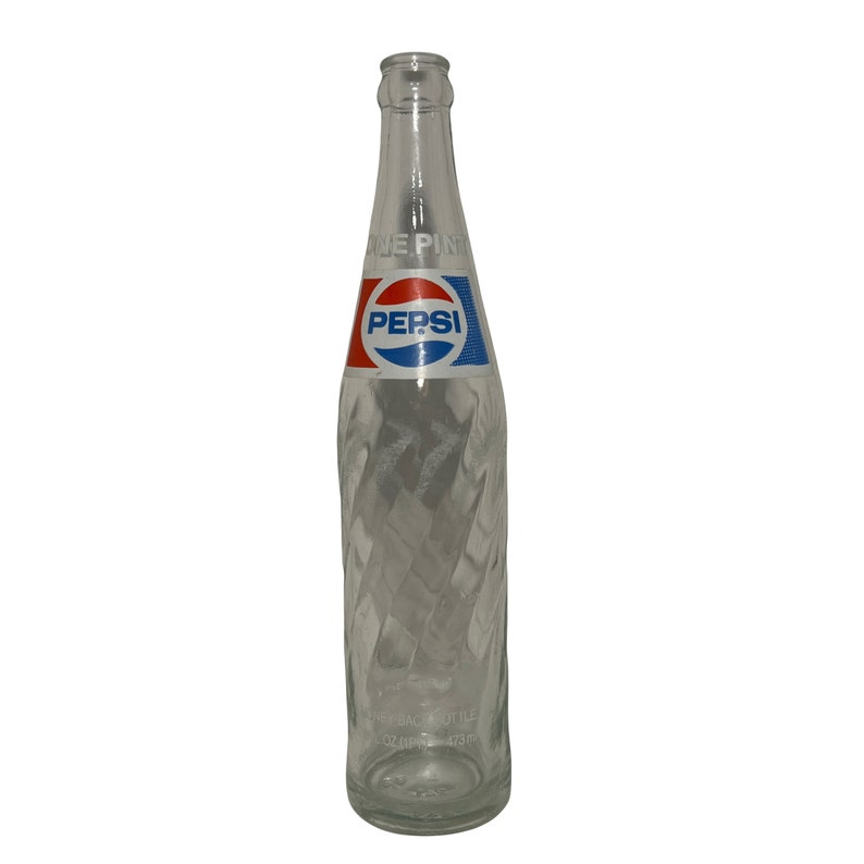 Vintage 1960-70s Retro Pepsi Twisted Ribbed Coke Bottle 16oz - Etsy