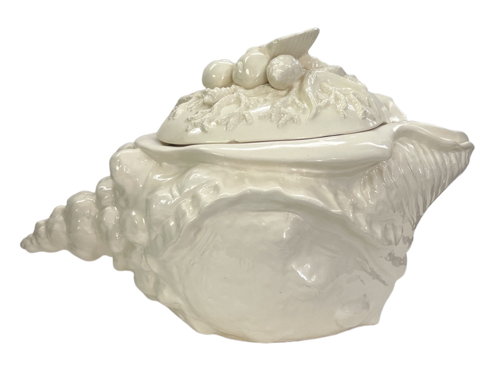 Vintage Whiteware Shell Large Tureen Crest Molds Inc 1983 - Etsy
