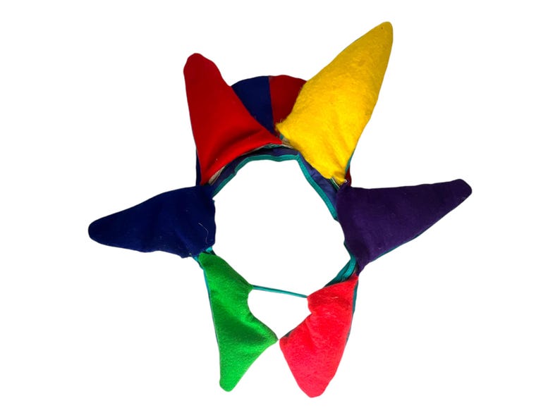 Vintage Costume Hats 5 Variations Clown, Jester, Crazy Baseball Cap ...