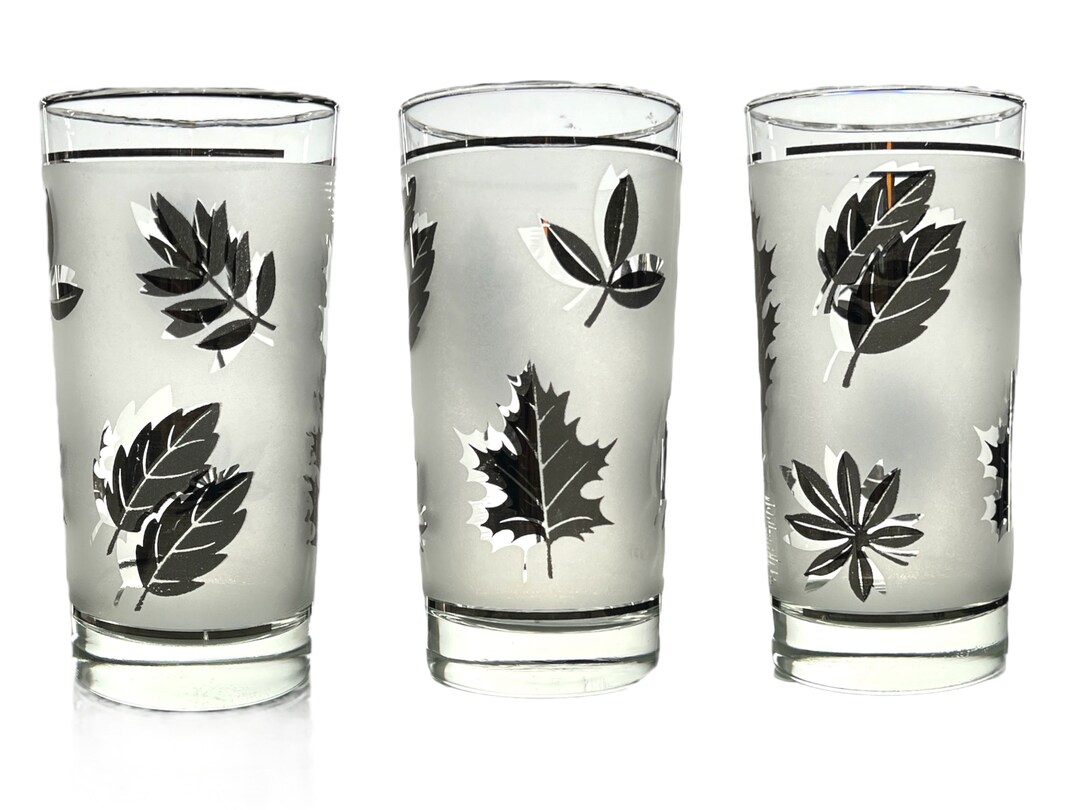 Vintage Libbey Water Glass Set of 3 6"h 1950s - Etsy