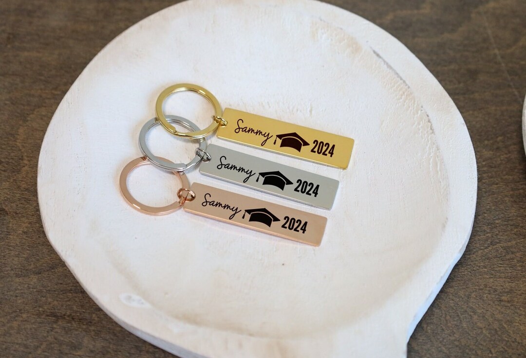 Grad Gift,grad Keychain, Graduation Gift for Her, Personalized Grad ...