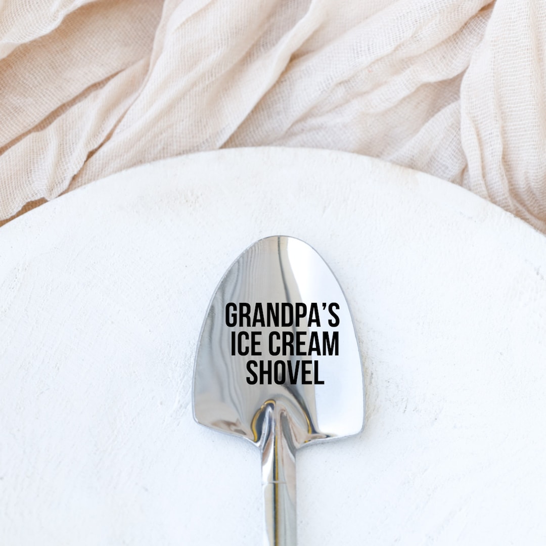 Fathers Day Gift,custom Ice Cream Shovel Spoon,custom Spoon,gift for ...