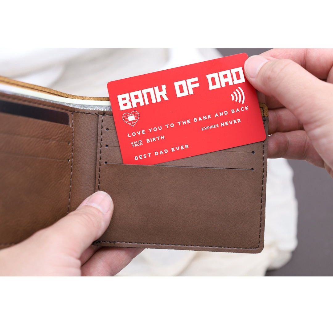 Fathers Day Gift,funny Dad Gift,wallet Card for Dad,gift for Dad ...