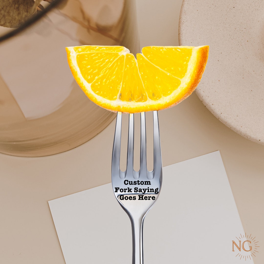 Custom Fork,personalized Fork,custom Engraved Fork,anniversary Gift ...