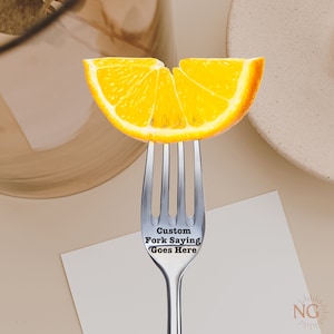 Engraved Fork, Fork With Custom Saying,funny Gift,gifts for Him,gifts ...