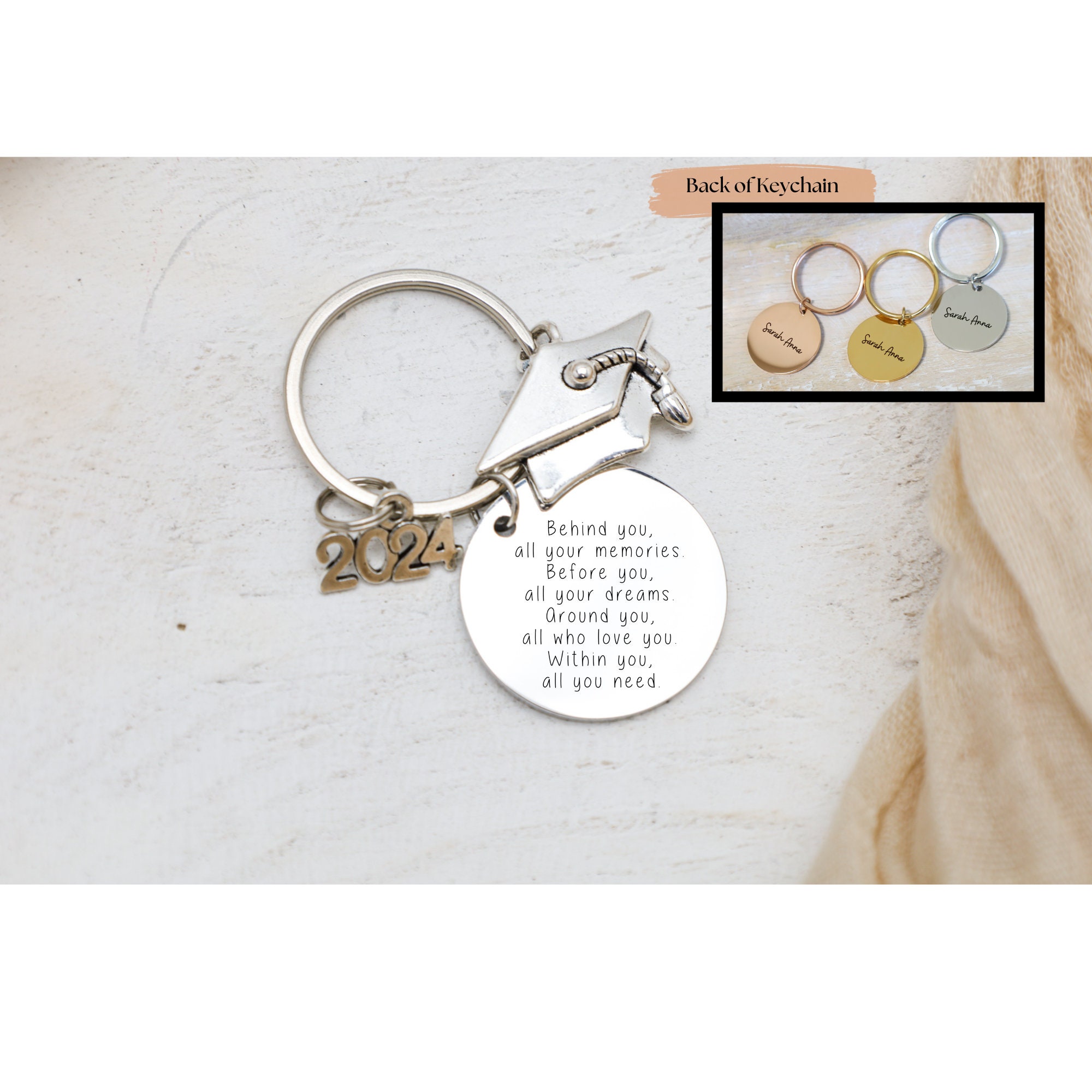 Grad Gift,behind You All Your Memories,class of 2024,gift for College ...