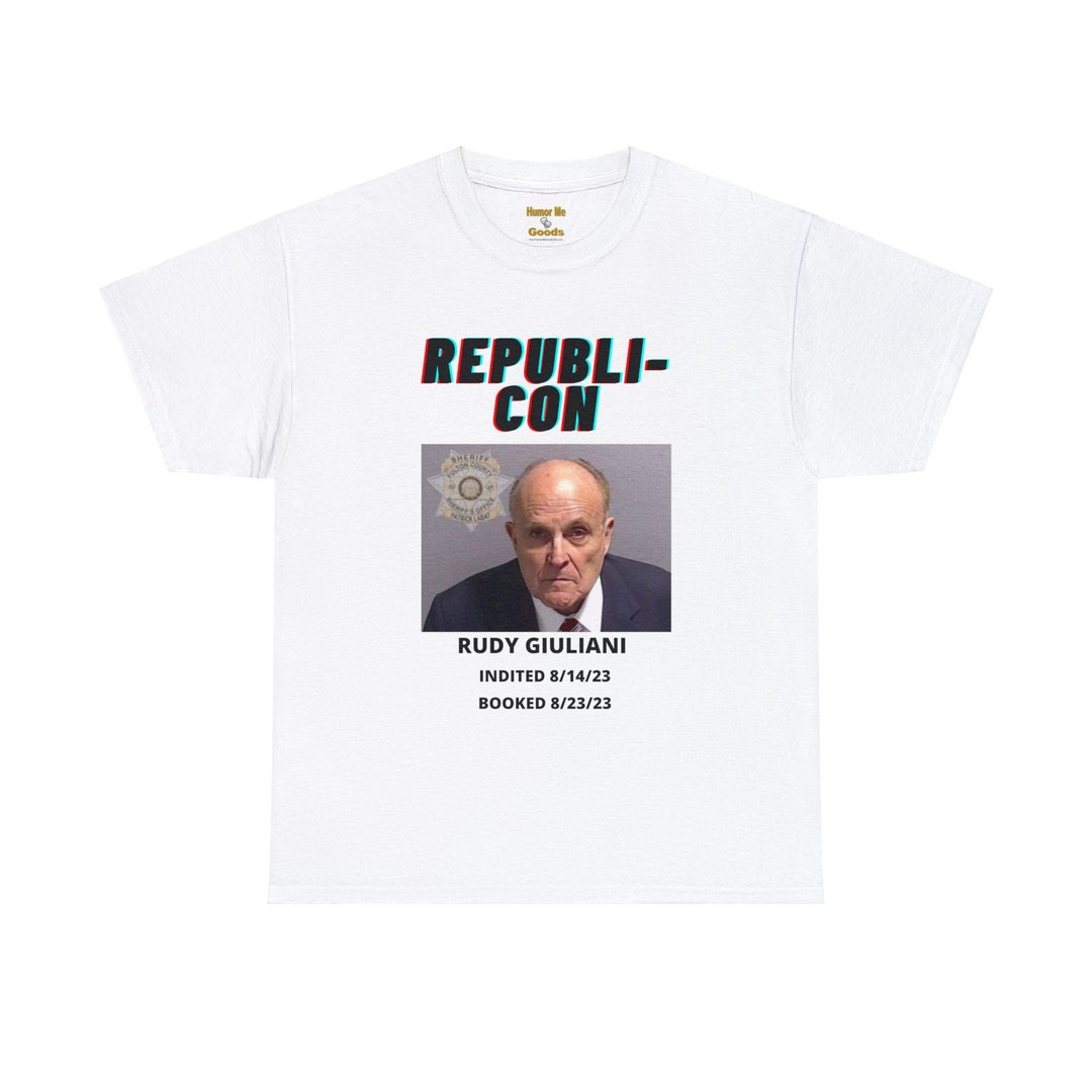 Rudy Giuliani GA Indictment Mugshot Unisex Heavy Cotton Tee - Etsy