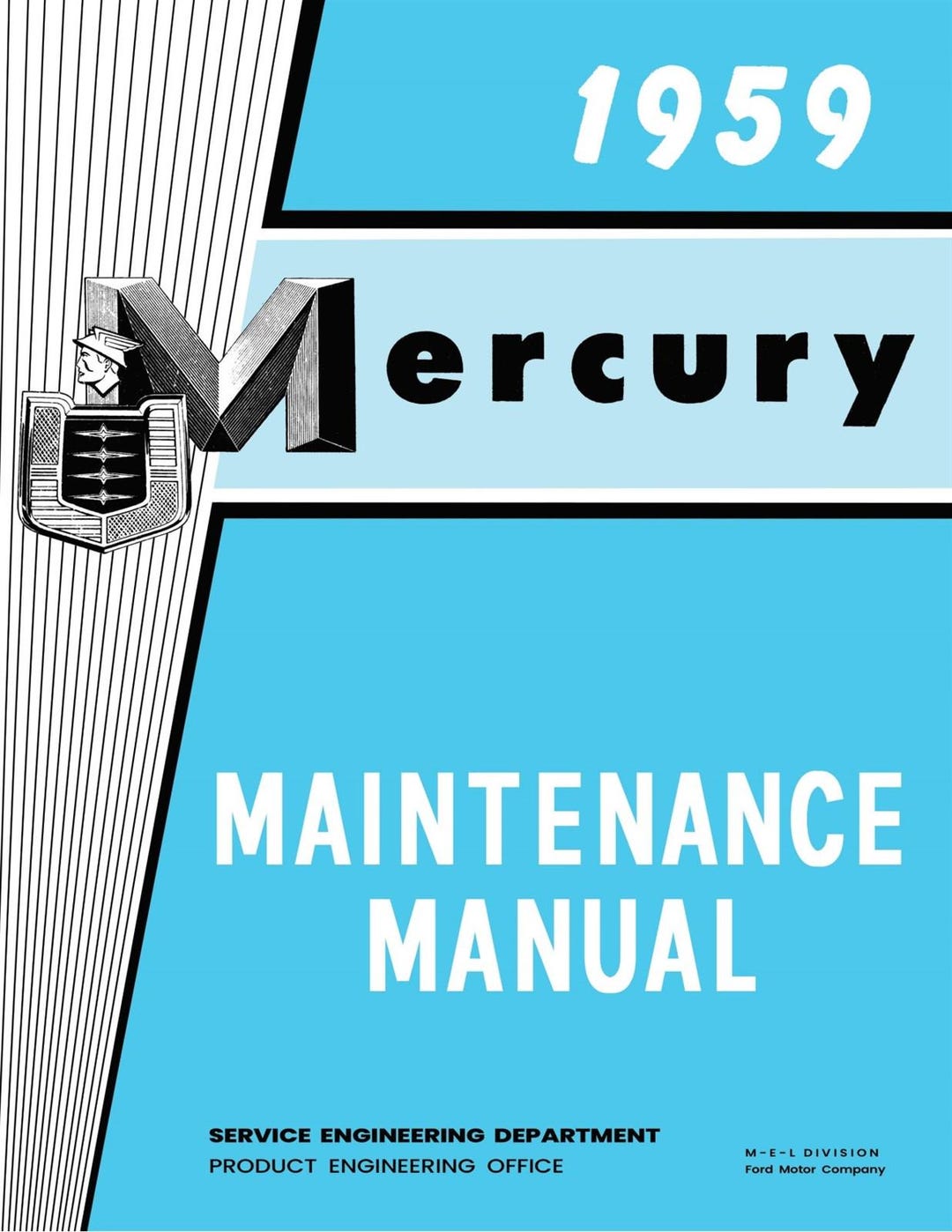 1959 Mercury Maintenance Manual - Etsy
