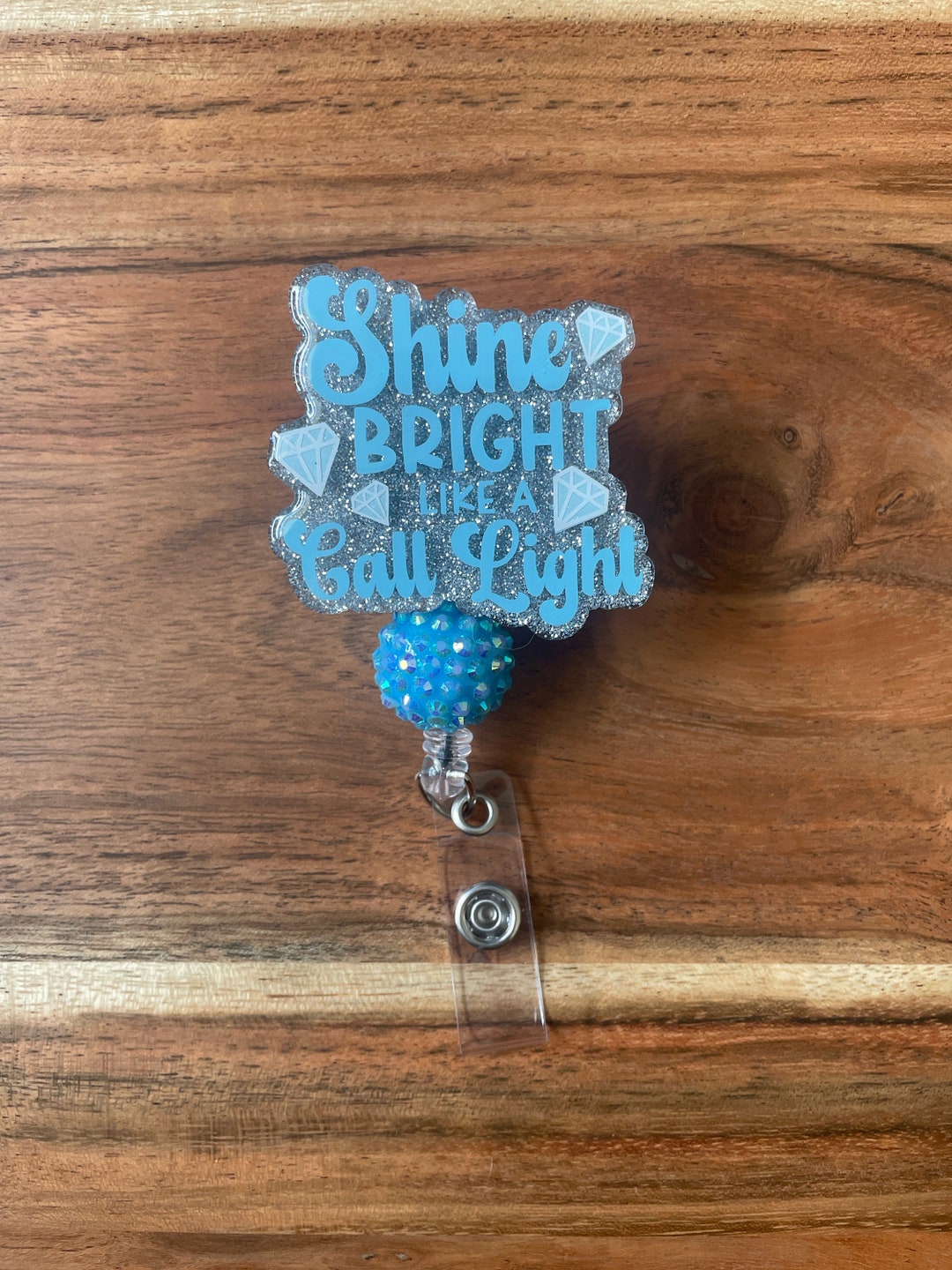 Shine Bright Like a Call Light Badge Reel - Etsy