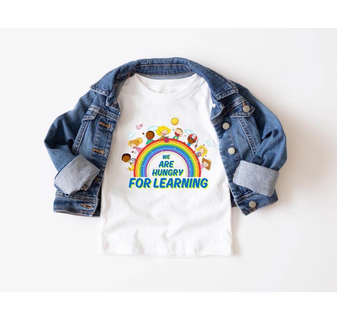 We Are Hungry for Learning Shirt, Back to School Gift, 1st Day of ...