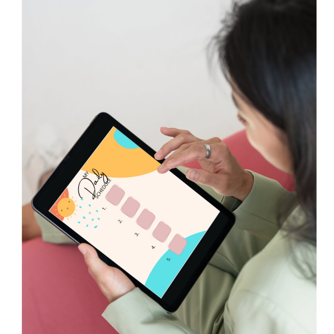 Kids Daily Routine Schedule, Visual Schedule, Printable, PDF, Daily ...