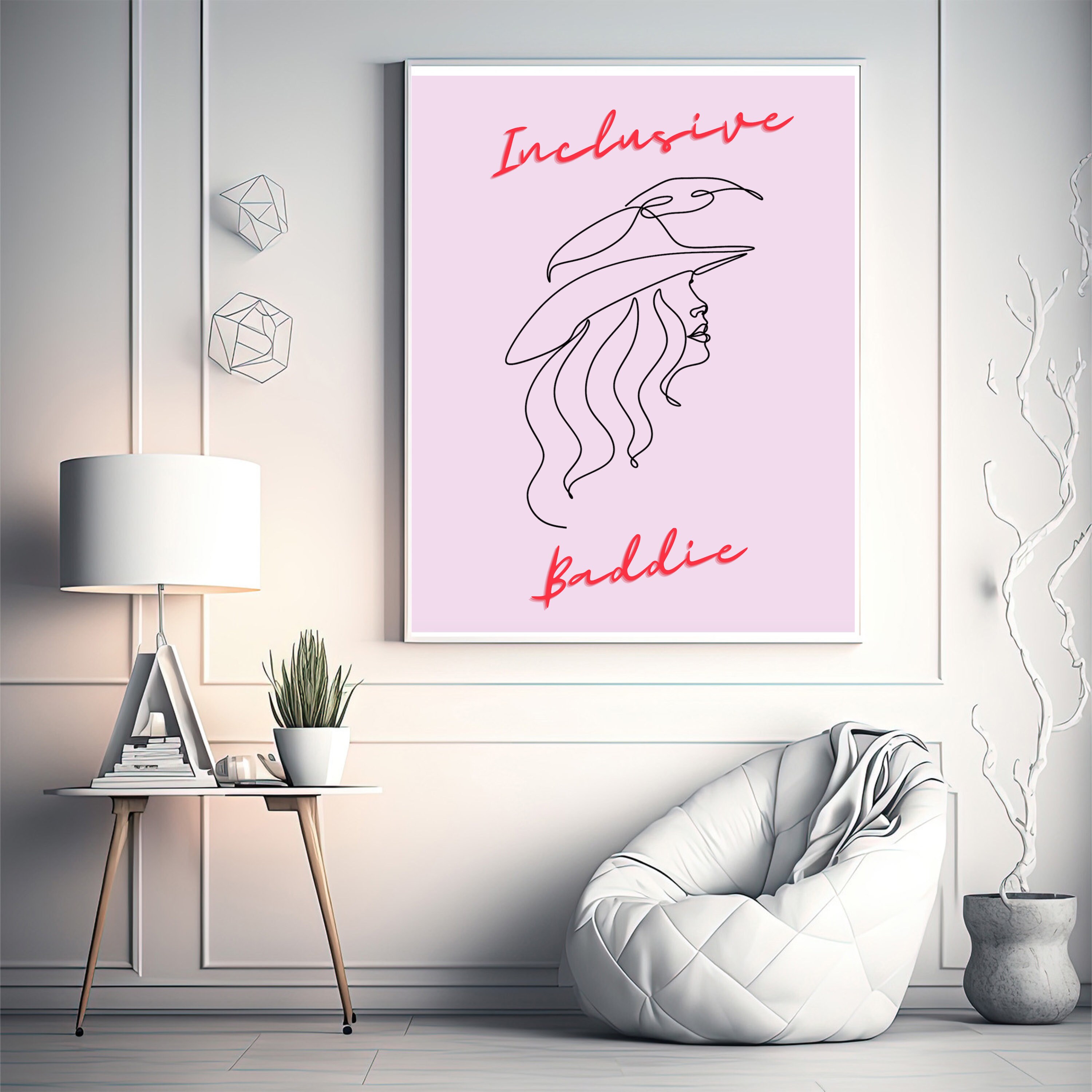 Inclusive Cowgirl, Baddie Printable Wall Art Downloadable Wall Print ...