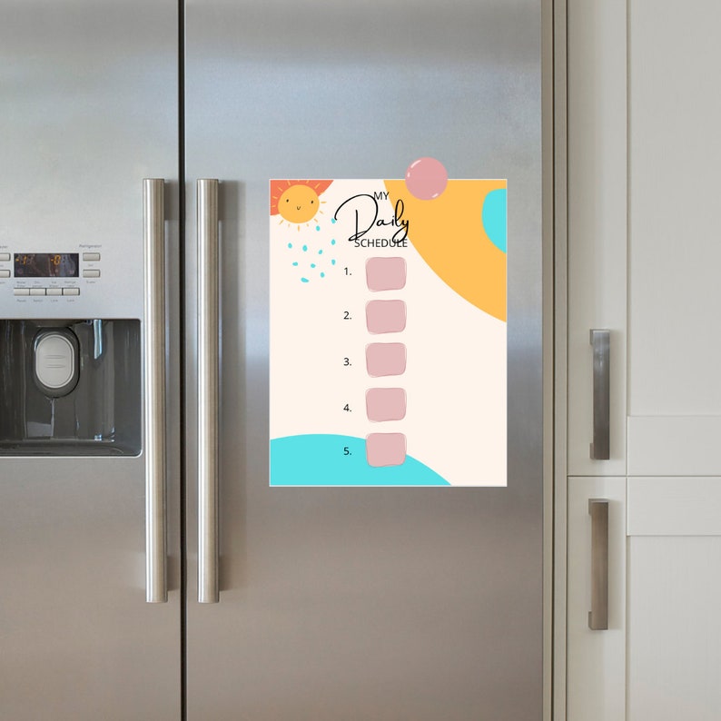 Kids Daily Routine Schedule, Visual Schedule, Printable, PDF, Daily ...