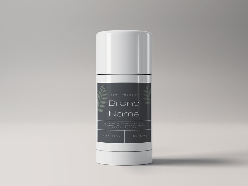 Editable Deodorant Labels | 2.5x2.5 | Cosmetic Label | Bottle Label ...