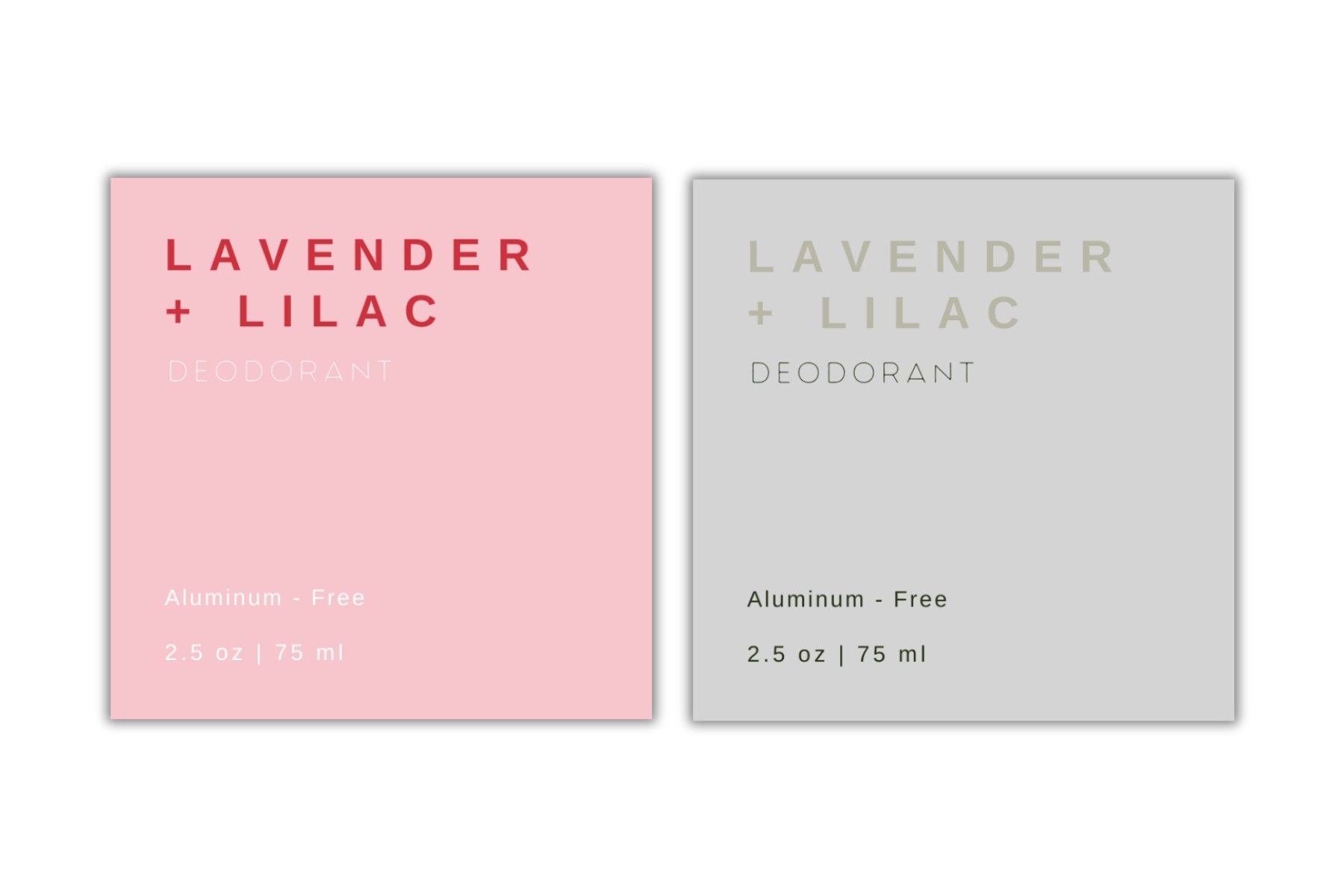 Instant Download Deodorant Custom Labels Editable Canva Template Square ...