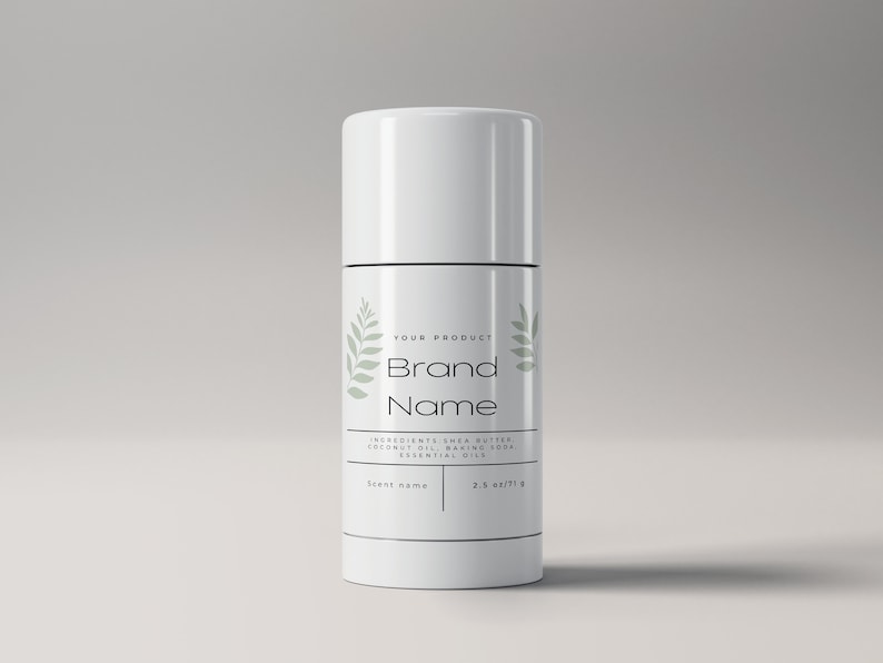 Editable Deodorant Labels | 2.5x2.5 | Cosmetic Label | Bottle Label ...