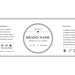 Editable Dropper Label Rectangle Product Template - Etsy