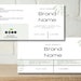 Editable Rectangle Template | 5x2.5 | Cosmetic Label | Spray Bottle ...