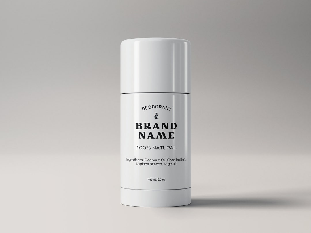 Deodorant Label Bundle, 12 Templates, 3x3, 2.5x2.5 Square, Custom in ...