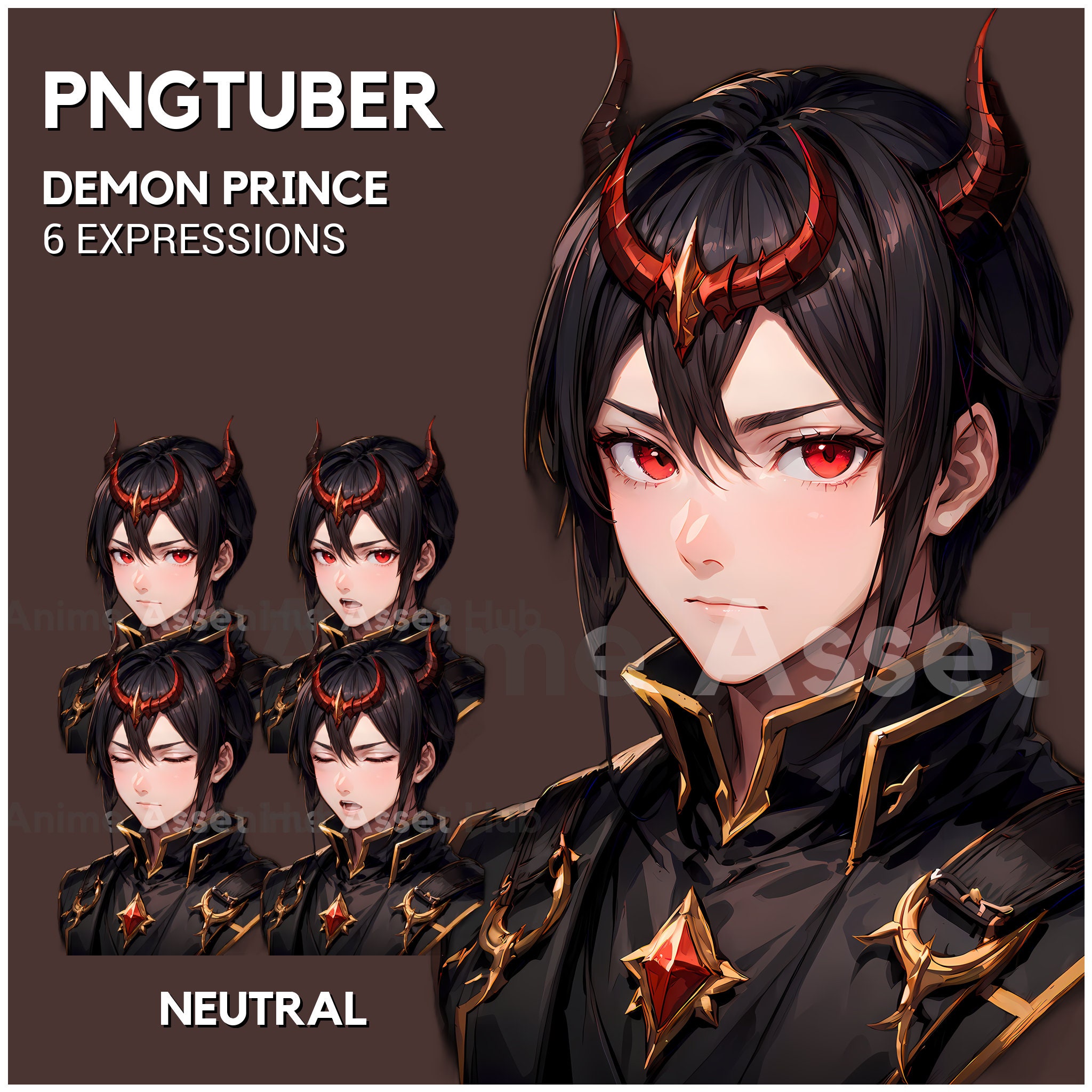 Pngtuber Premade Vtuber Character Perfect for Streamers, Content ...