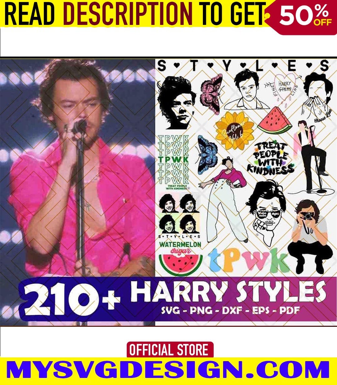 200 Harry Styles SVG Bundle Layered SVG Cut File Clipart - Etsy