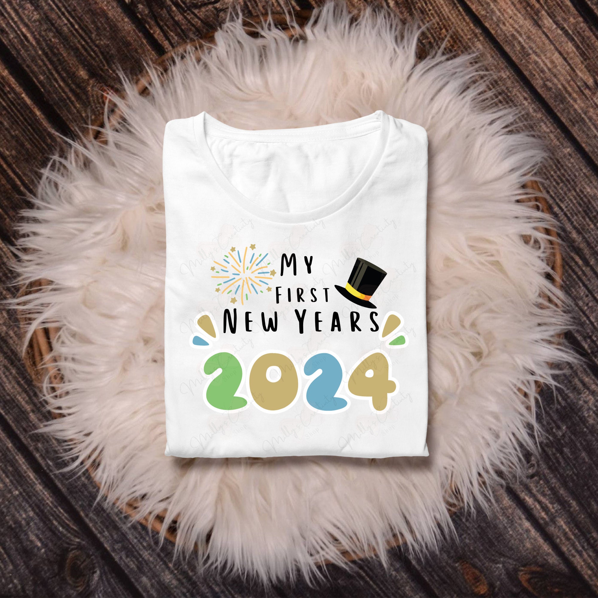 My First New Year Bundle Png, Baby's 1st New Year 2024, New Year Png - Etsy