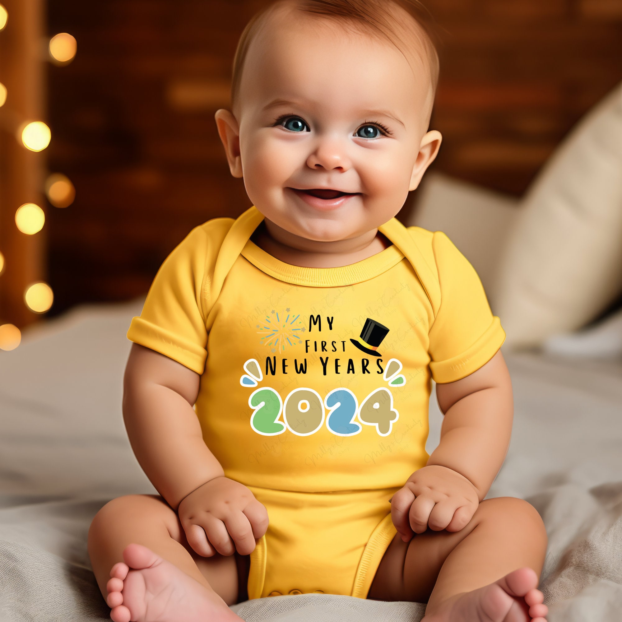 My First New Year Bundle Png, Baby's 1st New Year 2024, New Year Png - Etsy