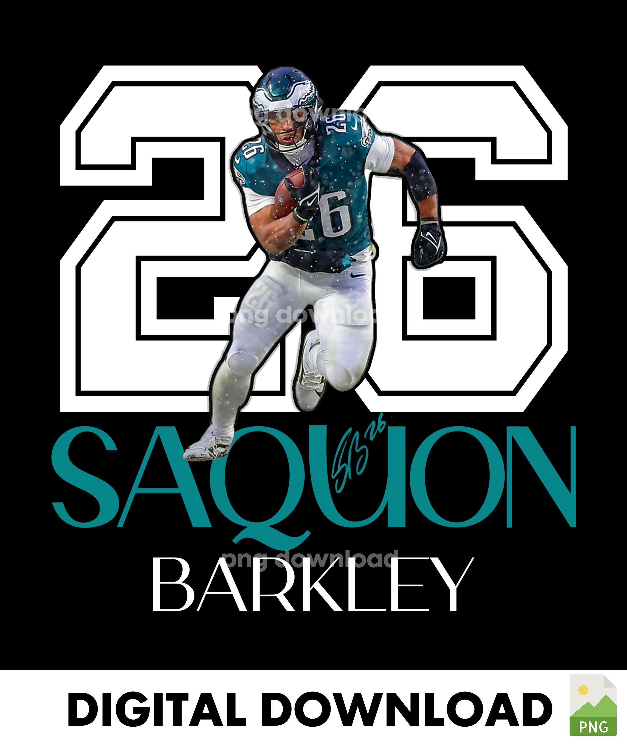 Saquon 26 Png, Eagles Png, Vintage Barkley Design 90s Png, Saquon ...