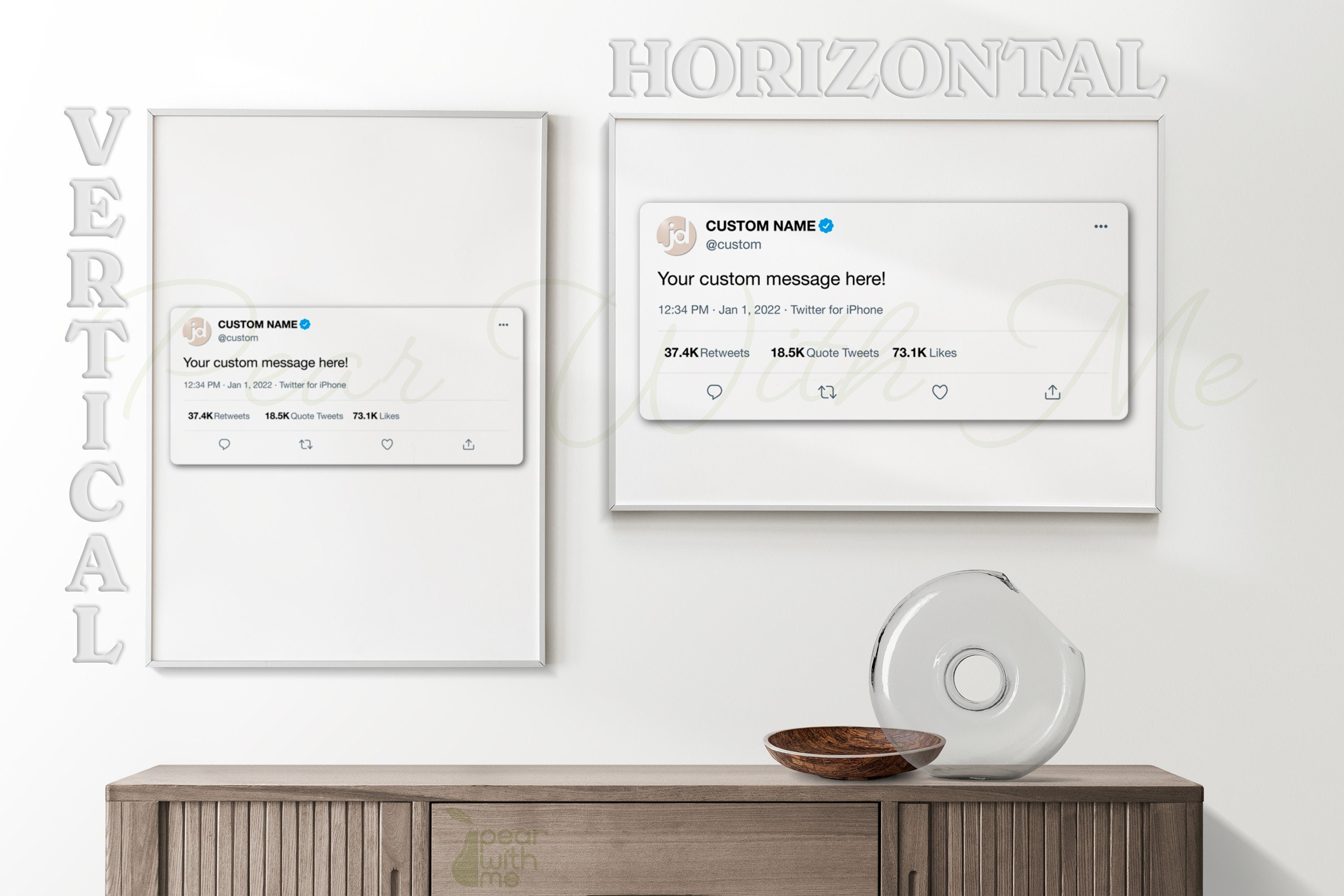 Custom Tweet Print/poster 1.000 Celebrity Quote Wall Art Twitter Poster ...