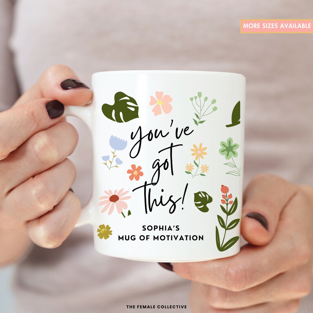 Personalized Name Affirmations Mug Custom Self Care Cup Mental Health ...
