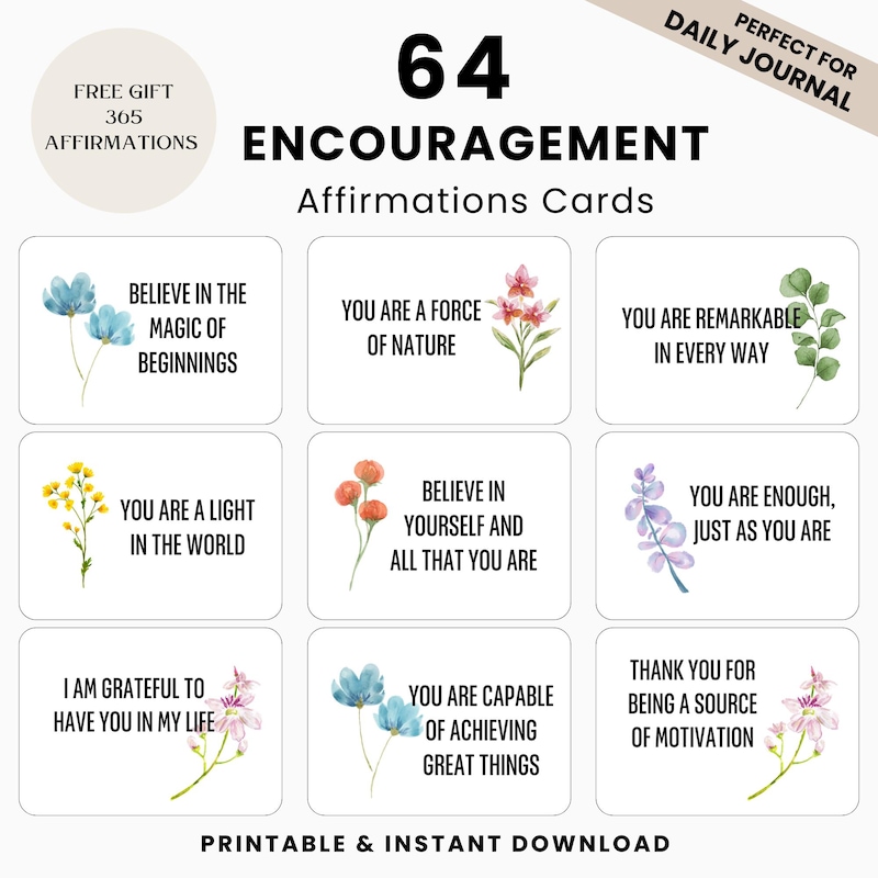 Intention Cards - Etsy