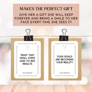 SMART Goals Affirmations Cards Printable Vision Board Cards Kit ...