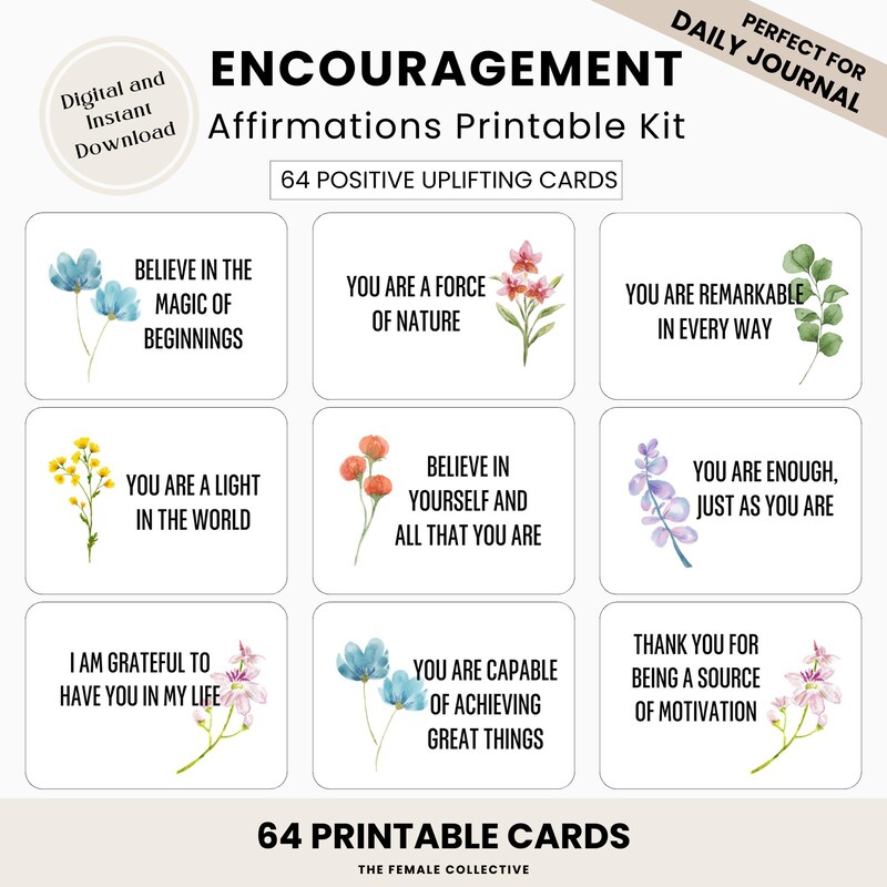 Intention Cards - Etsy