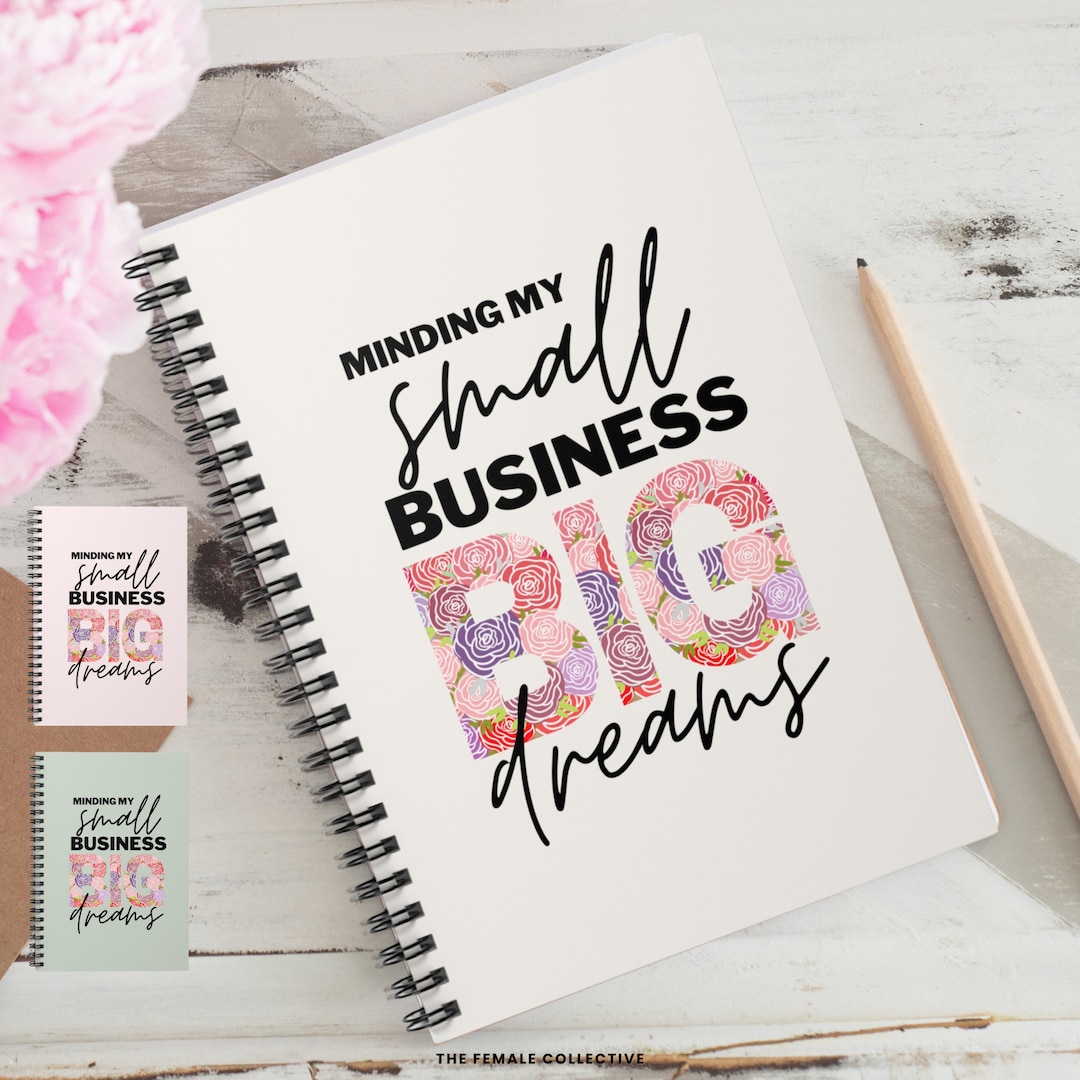 Small Business Owner Notebook Planner Spiral Notebook Journal Gift for ...