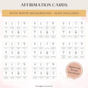 Affirmatives Daily Reminders Printable Affirmation Cards Positive Quote ...